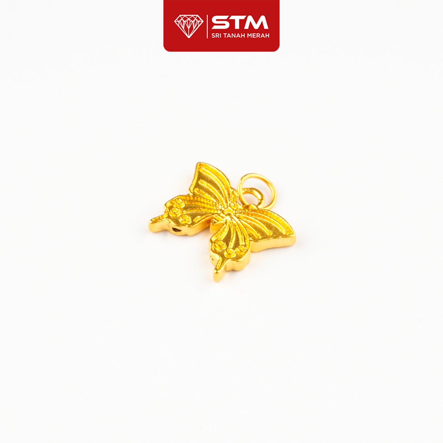 Loket Butterfly 999/24k Yellow Gold Pendant – Kedai Emas Sri Tanah Merah