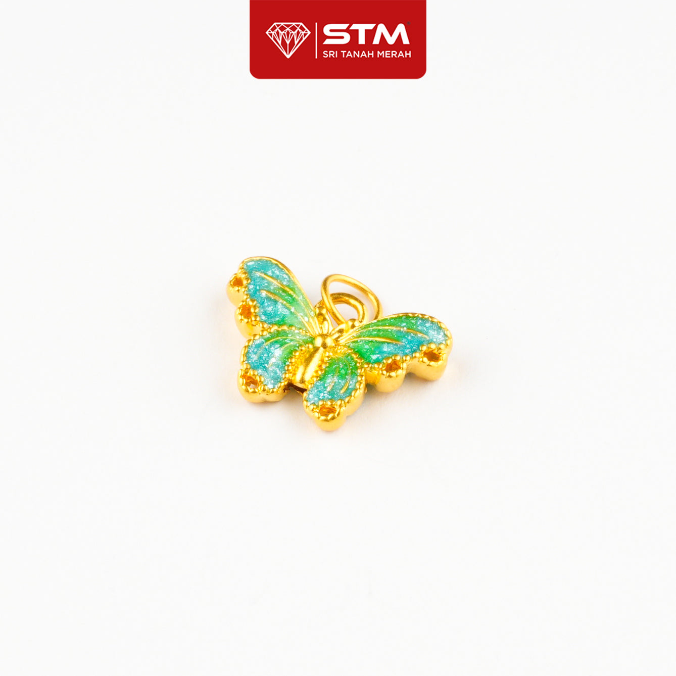 Loket Butterfly 999/24k Yellow Gold Pendant – Kedai Emas Sri Tanah Merah