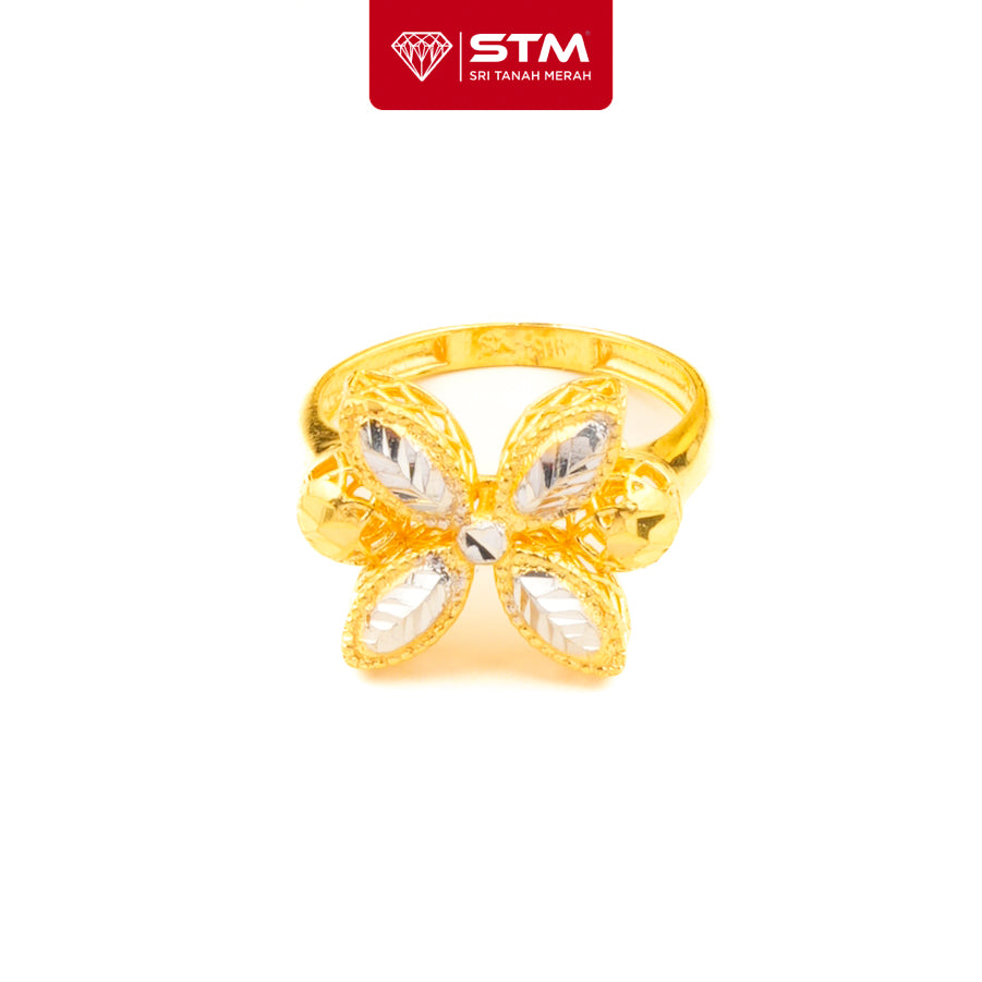STM Cincin Colek Bunga | Emas 916/22k – Kedai Emas Sri Tanah Merah