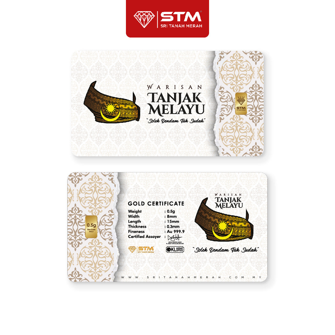 TANJAK Edition: Gold Bar Card 0.5g – Kedai Emas Sri Tanah Merah