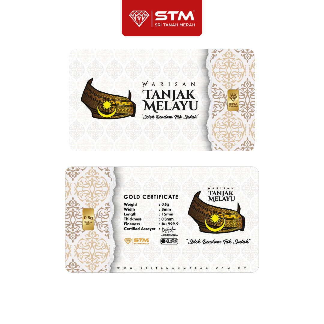 TANJAK Edition: Gold Bar Card 0.5g – Kedai Emas Sri Tanah Merah