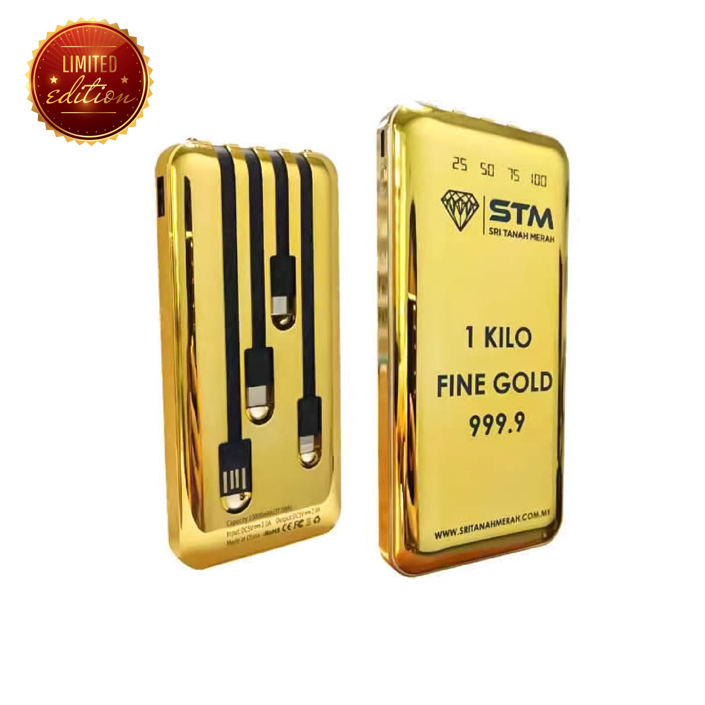 Gold Bar Replica Powerbank 10000 mAh (CLEARANCE SALE!) – Kedai Emas Sri ...